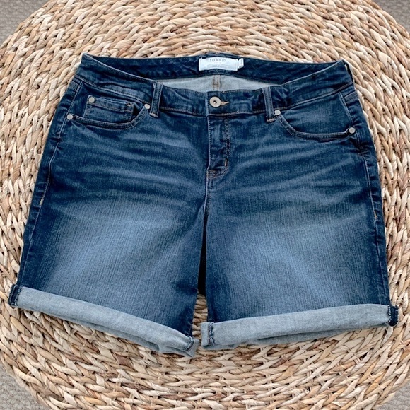 torrid | Shorts | Torrid Roll Cuff Denim Short | Poshmark